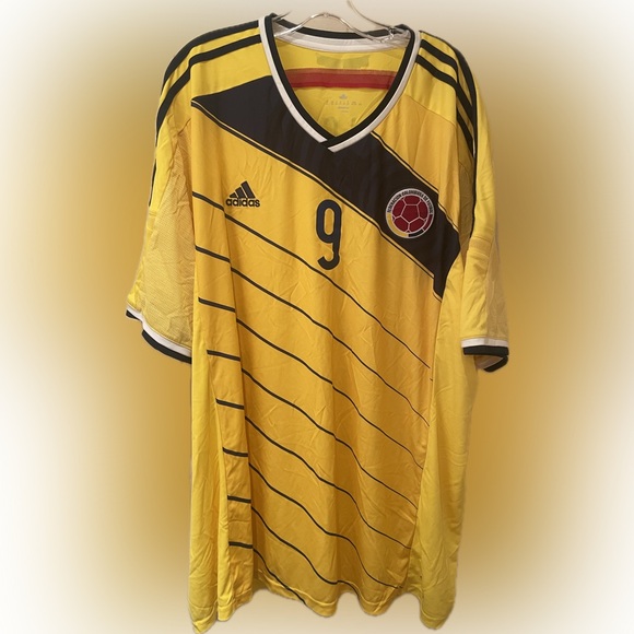 adidas | Shirts | Authentic Adidas Colombia National Soccer Team ...